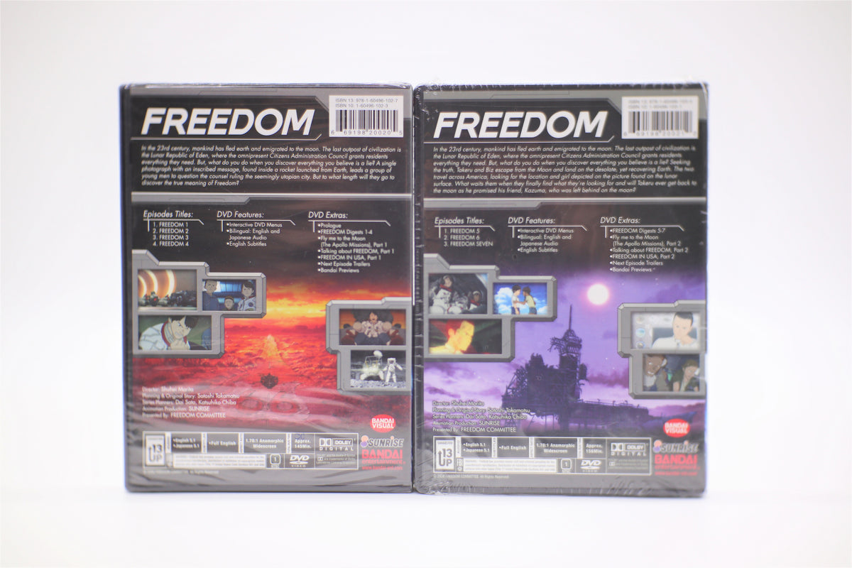 Freedom 1-2 DVD set Katsuhiro Otomo DVD English/Japanese – monofanatic