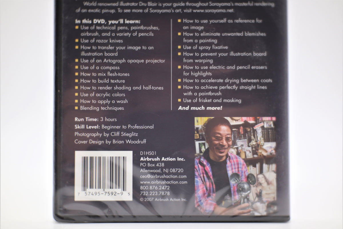 Sorayama Secrets Revealed Hajime Sorayama Dru Blair Dvd English
