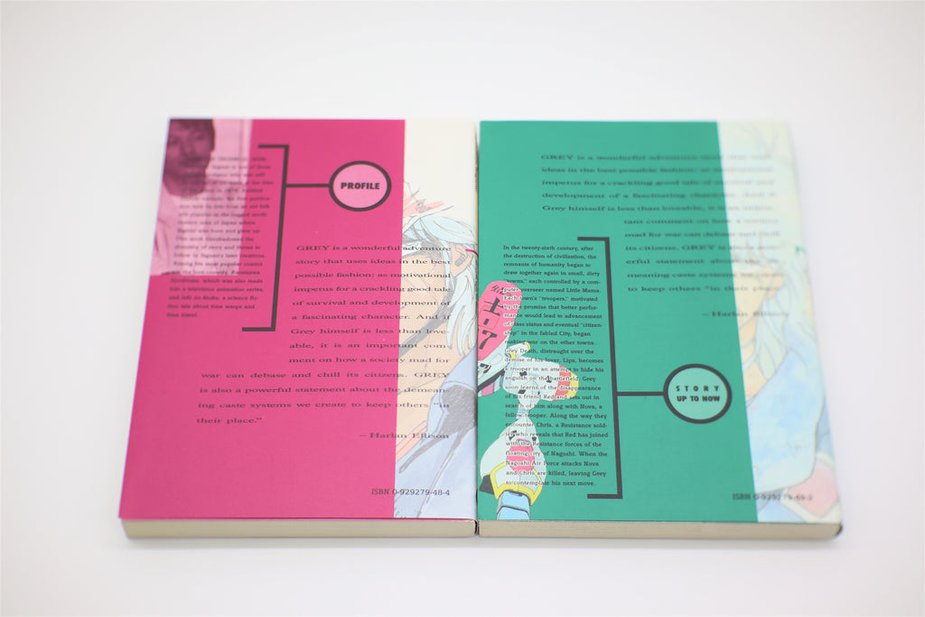 Grey Yoshihisa Tagami Viz 1-2 manga complete set English – monofanatic